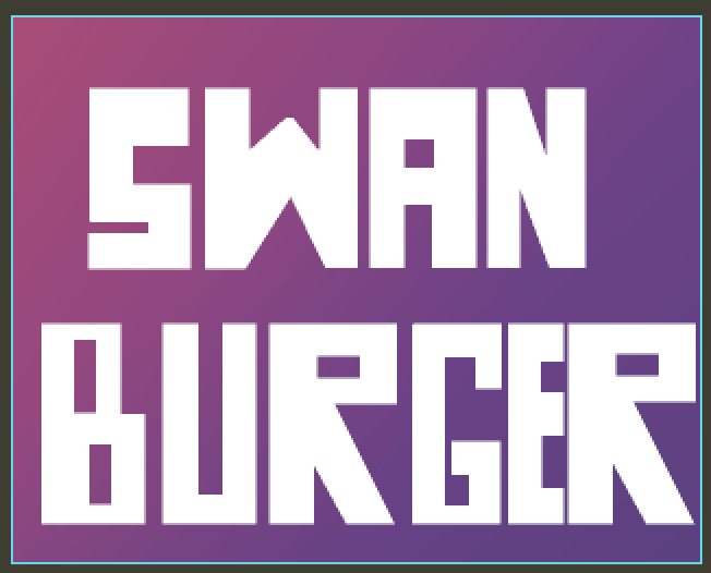 Swan Burger by Tenured Cat Studios