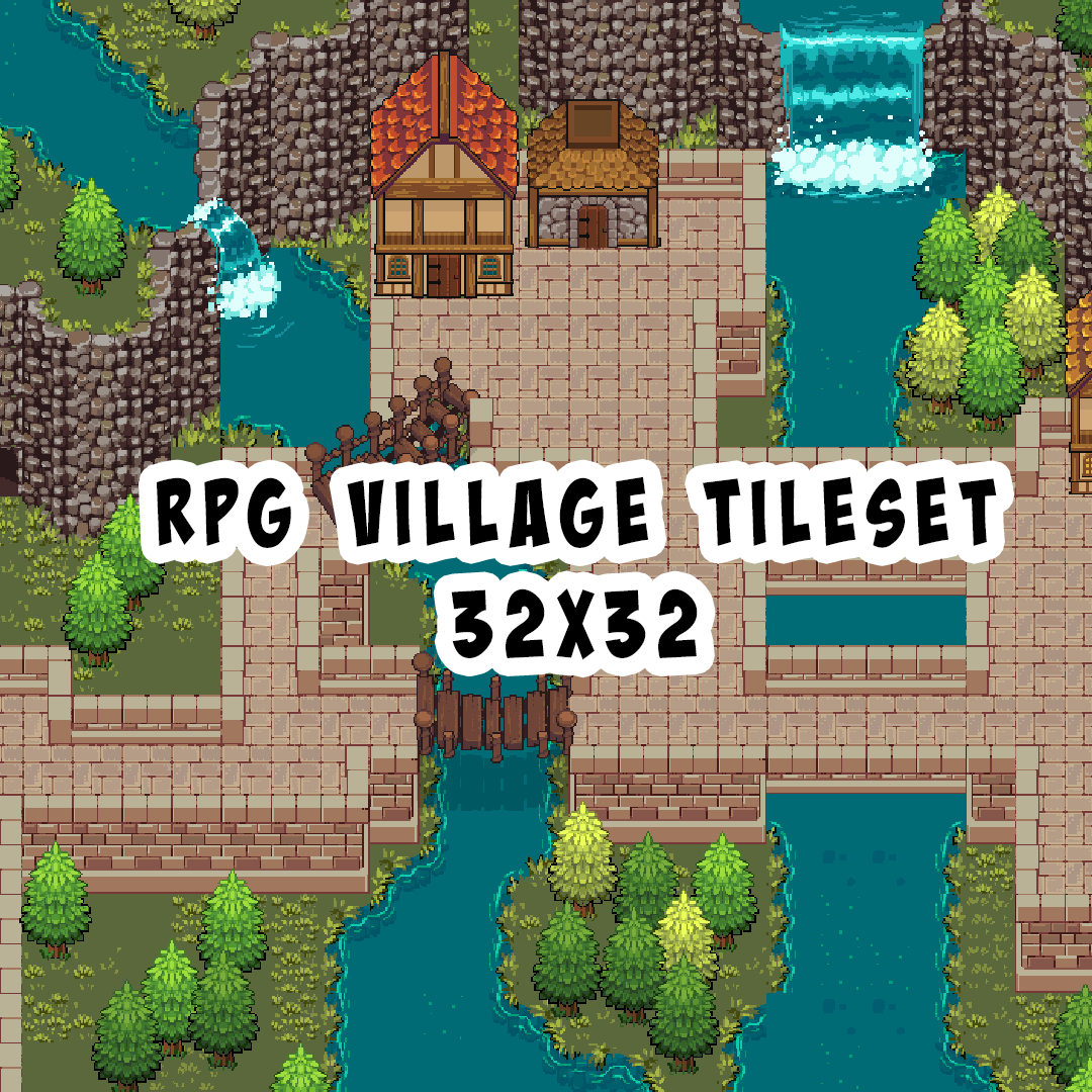 RPG Village Tileset 32x32 by Minuet
