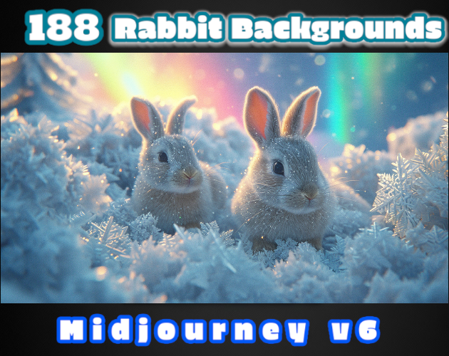 188 Rabbit Backgrounds | 16:9 Ratio | MJv6 by Dreaming Of Light
