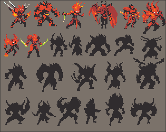 Pixel Art RPG Character Pack #1 by XYEzawr