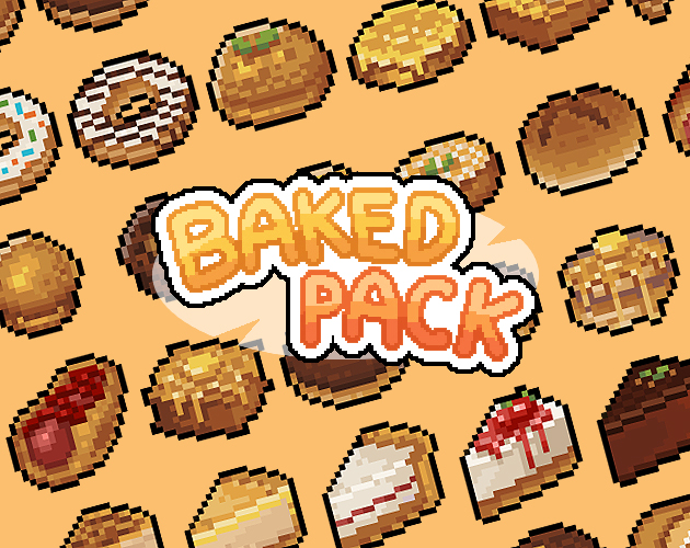 🍰 24x24 Pixel Baking Pack | Bread Assets by ssugmi