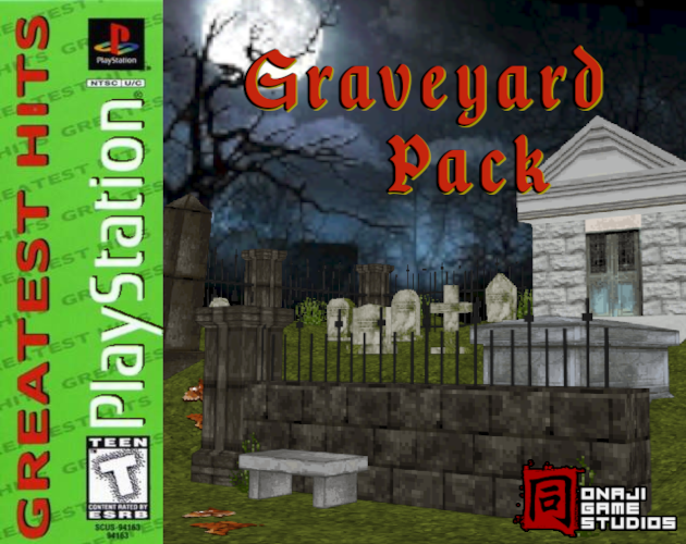 PSX Graveyard Pack by Oanji Game Studios
