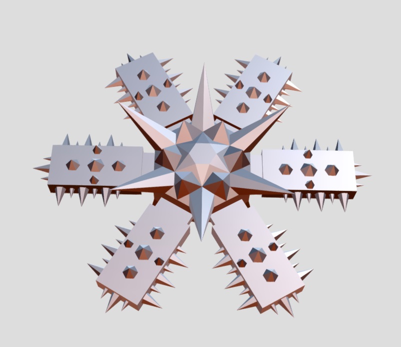 collection of 3d spikey assets by Trockk