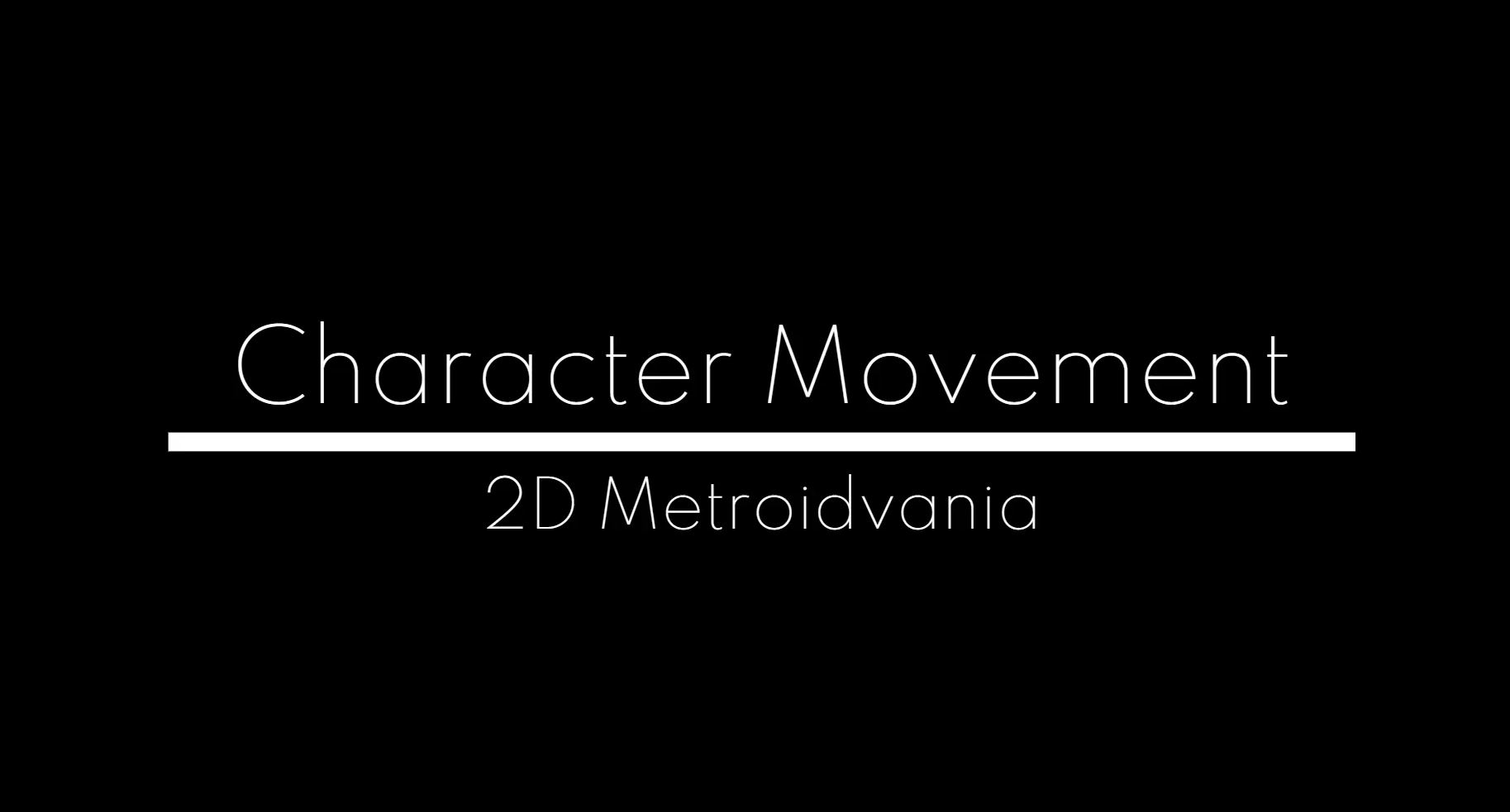 Character Movement - 2D Metroidvania - itch.io