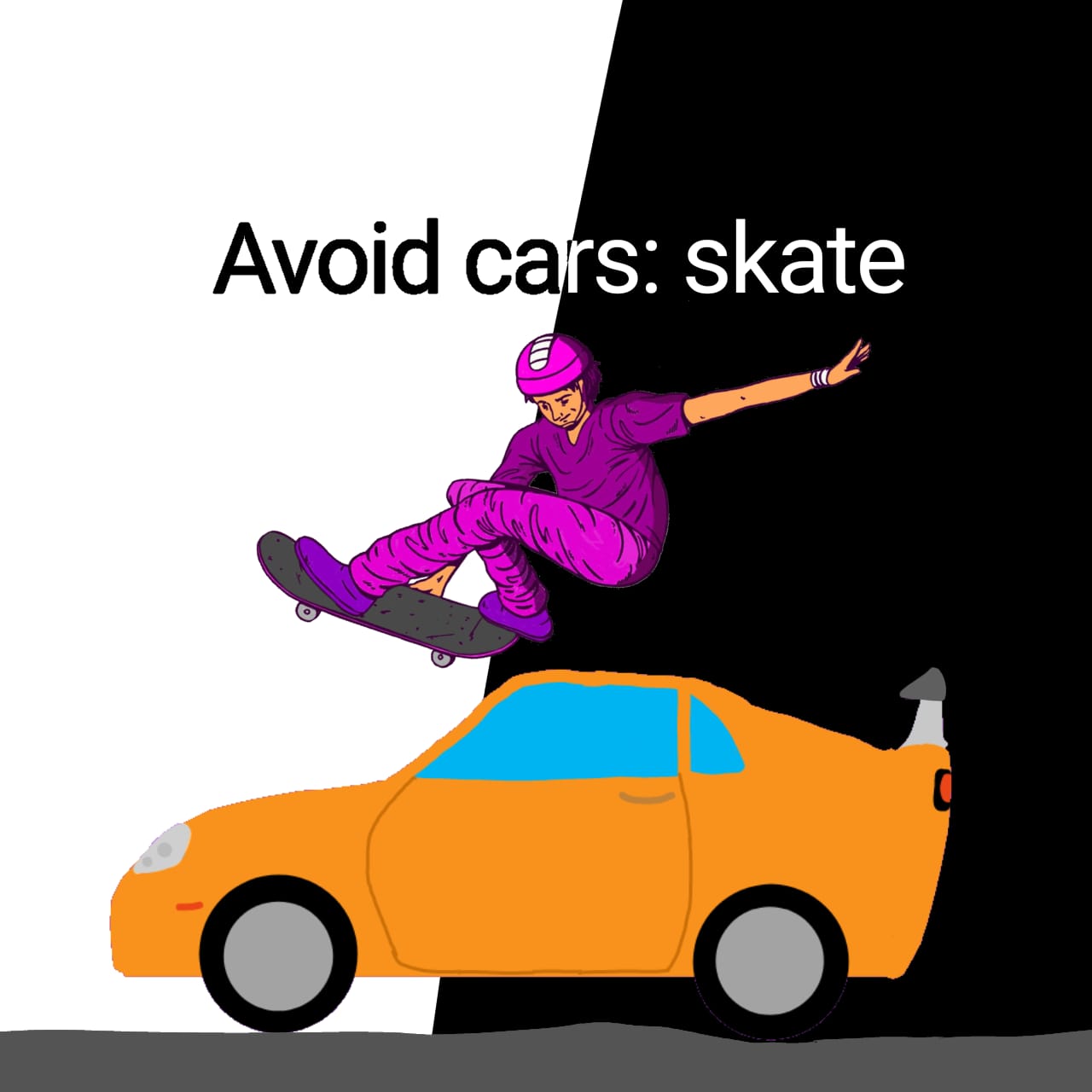 Avoid cars:skate by Games friends studios