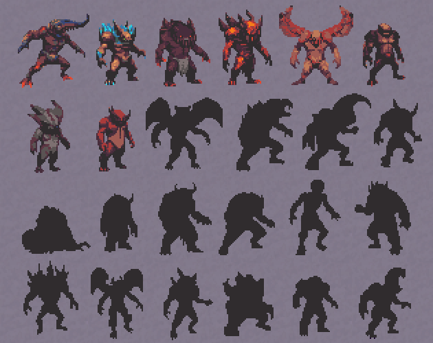 Pixel Art RPG Character Pack #2 by XYEzawr