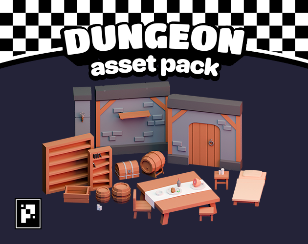 Dungeon - Low Poly Asset Pack by peste