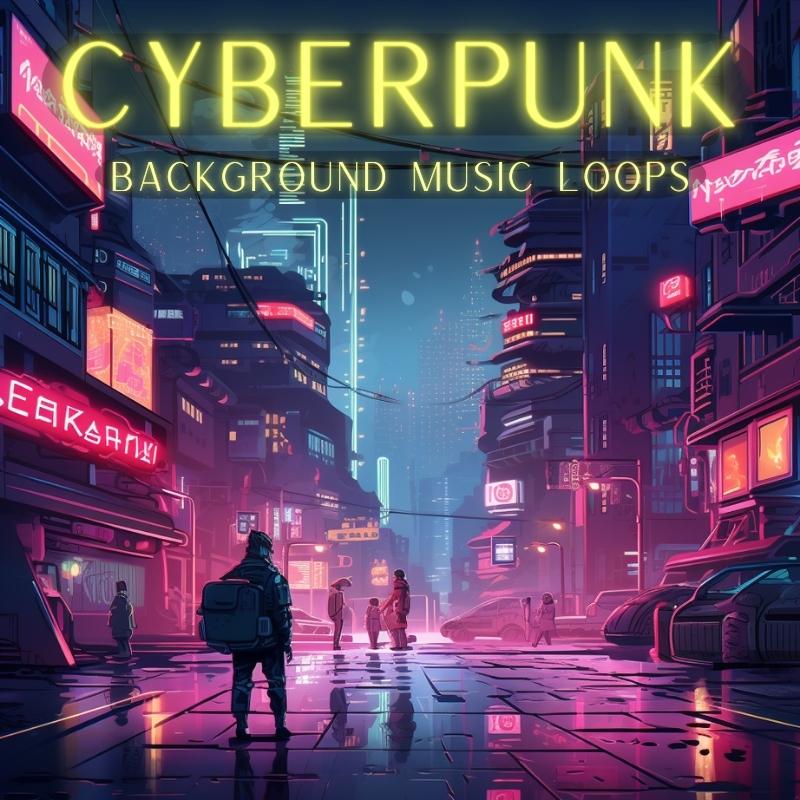 Sci Fi Cyberpunk Background Music Loops by Cyberwave Orchestra