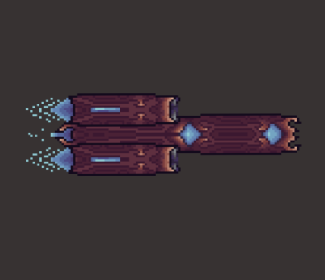 Alien Frigate 2D by Visual Seppuku