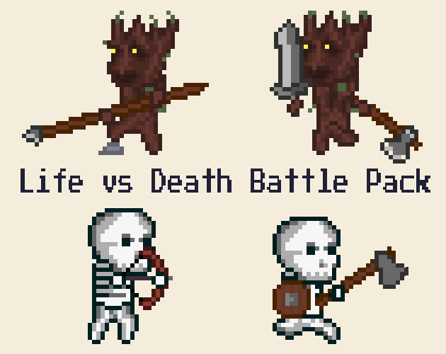 Life vs Death Battle Pack 2D Sprites by Ho88it