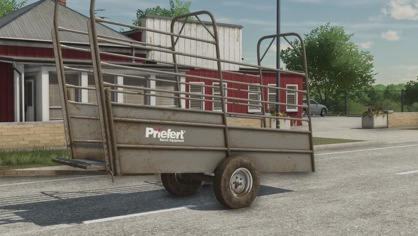 FS22 Priefert Loading Chute by LJR Modding