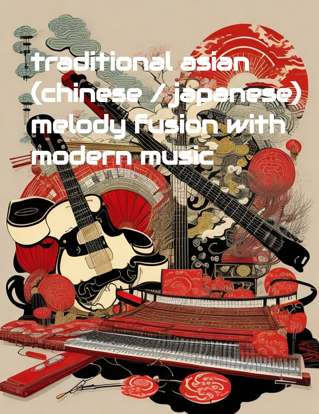 music fusion traditional Asian with modern melodies by ma5t3r_S