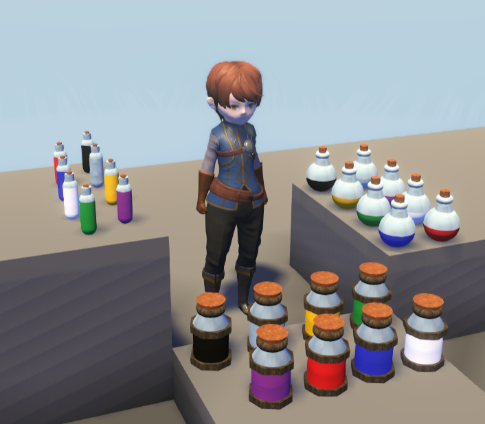 Potions 3D Asset Pack by SunSwordEnt