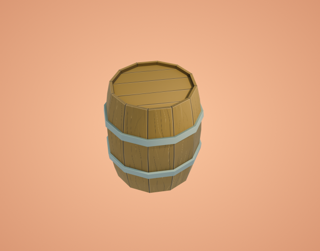 Simple Barrel 3D by Danilo Mattos