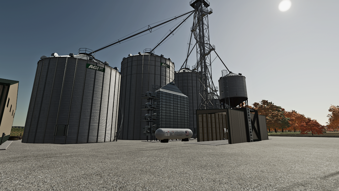 AGI Silo and Corn Dryer by River Bottom Custom Farming