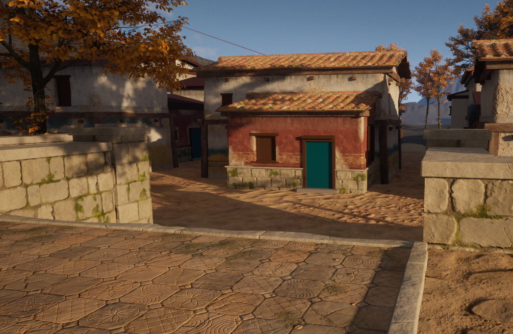 Ancient Greek Fishing Village by FinnPizzey