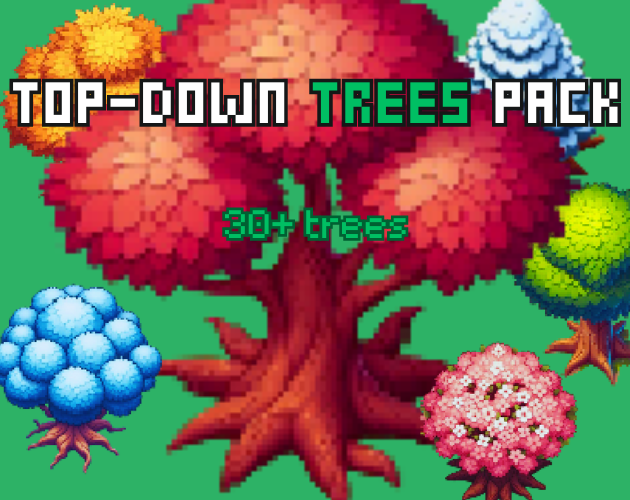 free top down trees pack - free top down tree pack by Wabsa Khadim