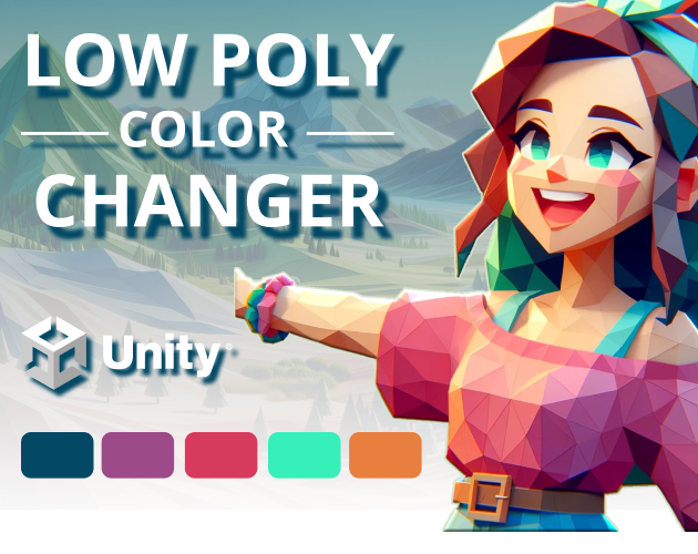 Low Poly Color Changer by HarpiaGamesStudio