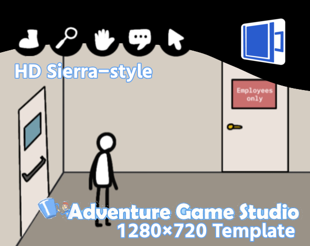 AGS HD game template (Sierra-style) by Yoelvan06