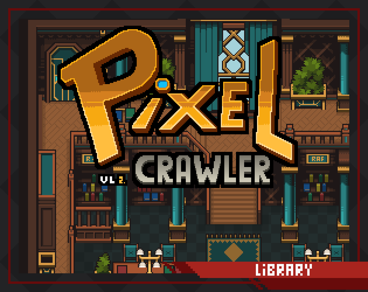 Pixel Crawler - Library Environment - Pixel Crawler - Library by Anokolisa
