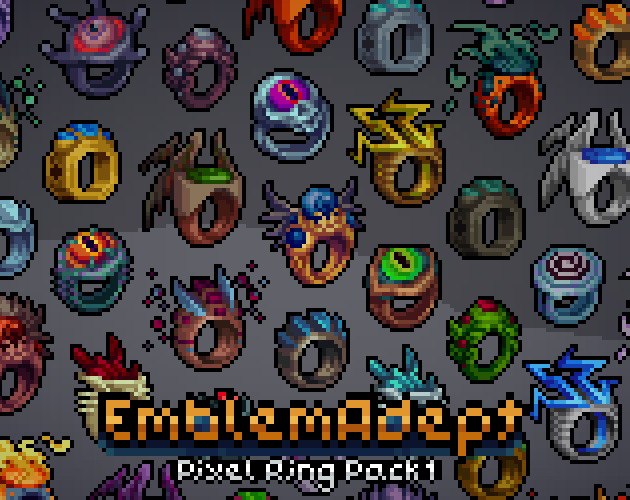 Pixel Ring Pack 1 by EmblemAdept