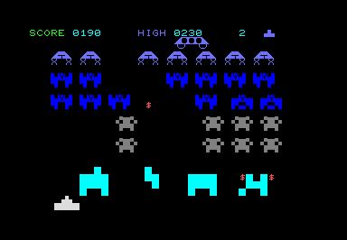 Commodore PET Colour Space Invaders v1.0 by milasoft64