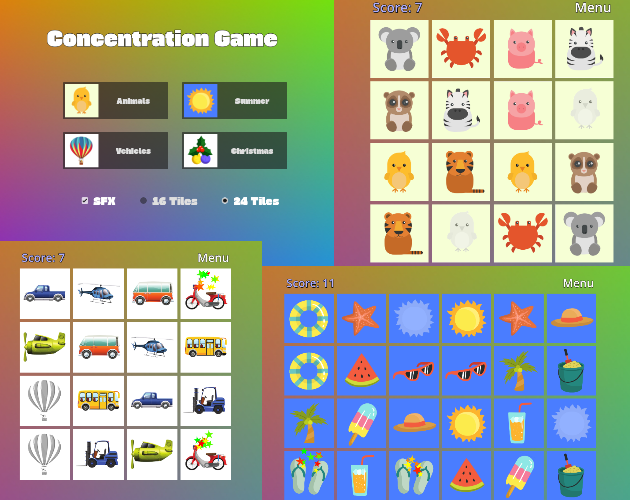 Concentration Game by WatsonBln