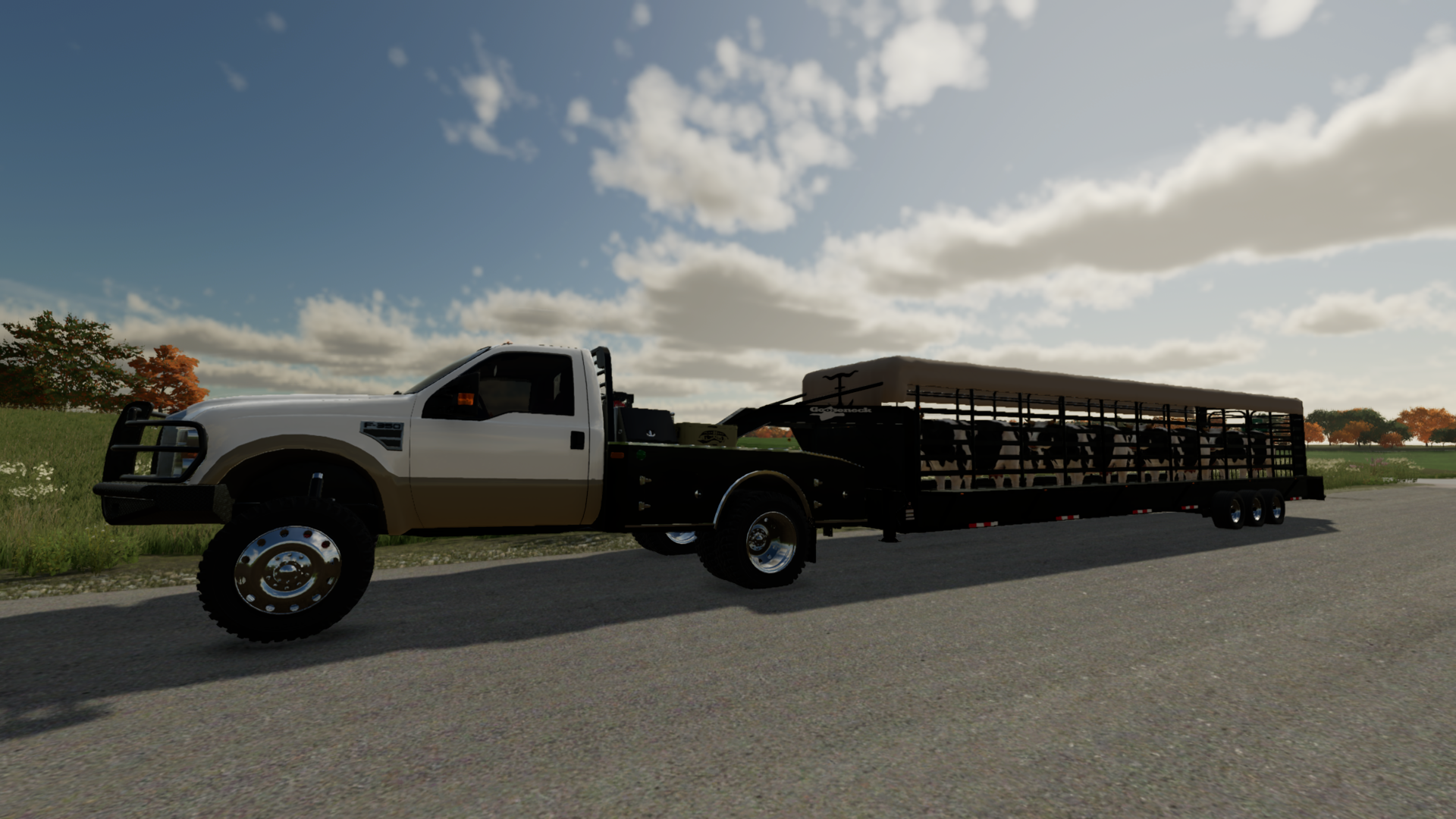 Gooseneck Cattle Trailer by Rockin' T Modding