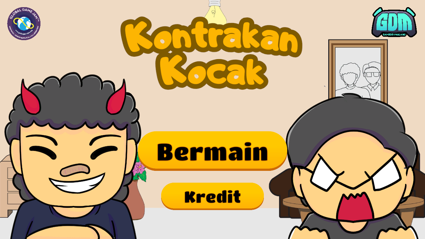 Kontrakan Kocak - GGJ 2024 by Adi Wijaya Kusuma (Unity Game Developer)