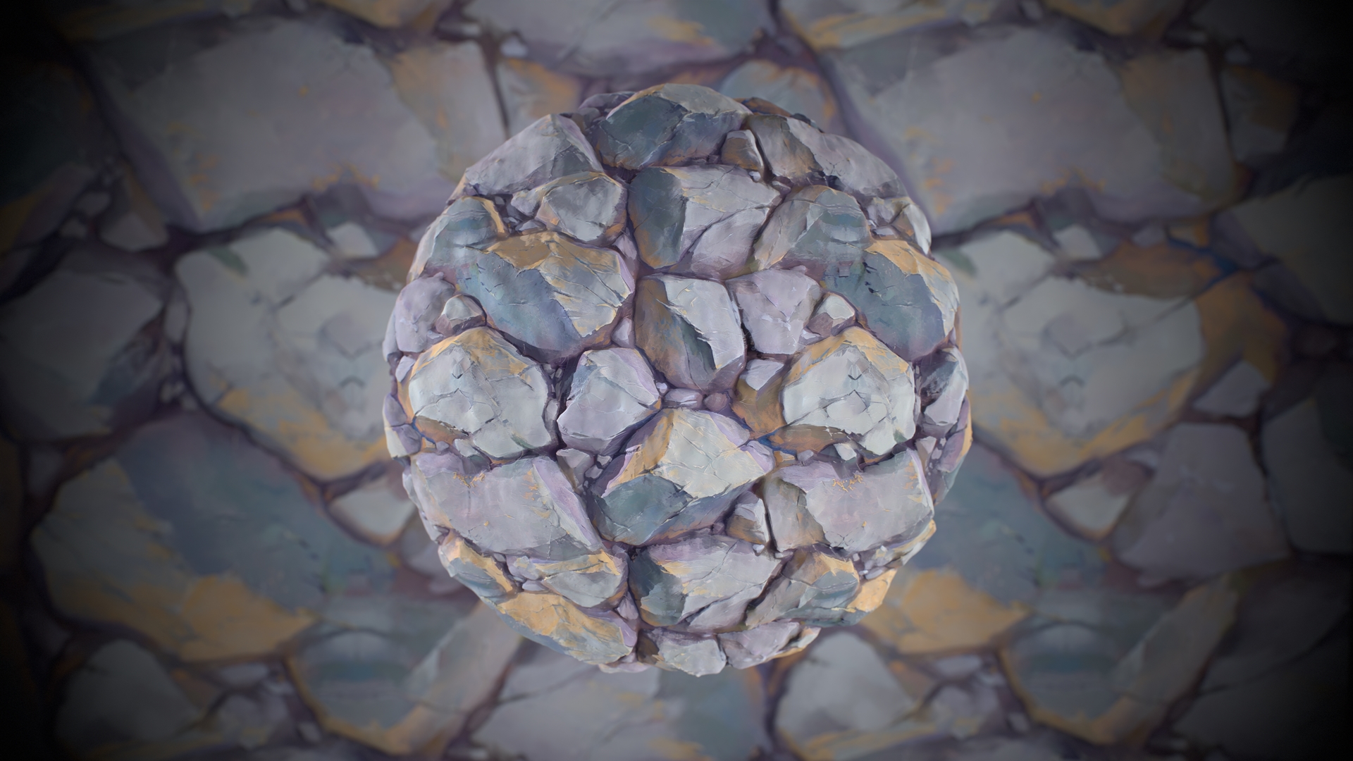 Stylized Rock Surface Texture Pack 3 by Lidya Art Studio