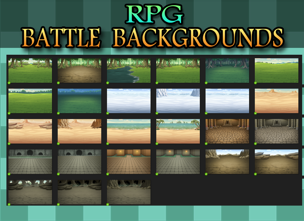 RPG Battle Backgrounds by Low