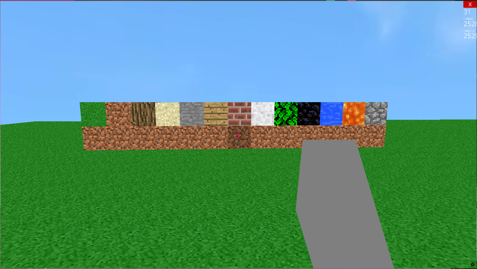 Minecraft in python by Valsov