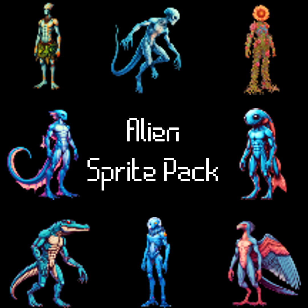 Sprite Pack - Aliens by Aria Winchester