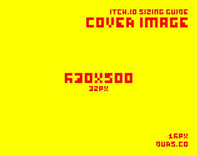 Itch.io Sizing Guide by durs.co