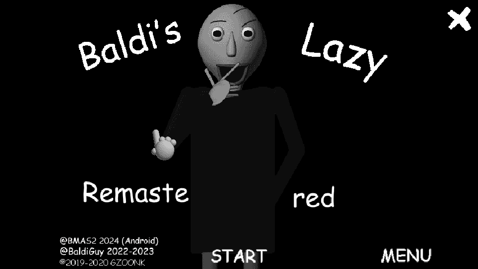 Baldi's Lazy Remastered! by RedBaldi