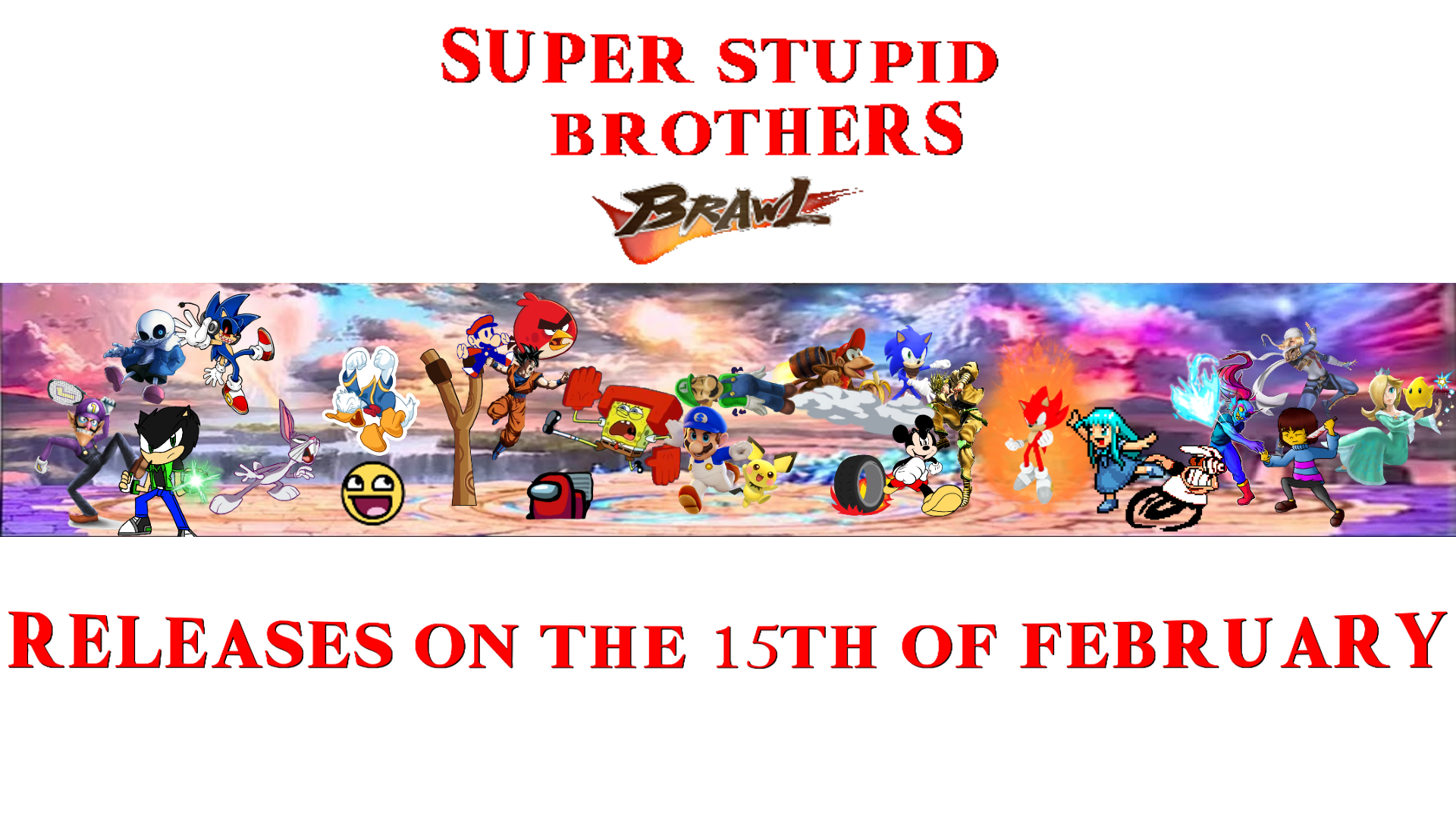 Super Stupid Brothers Brawl by TheGreatGodOfTails