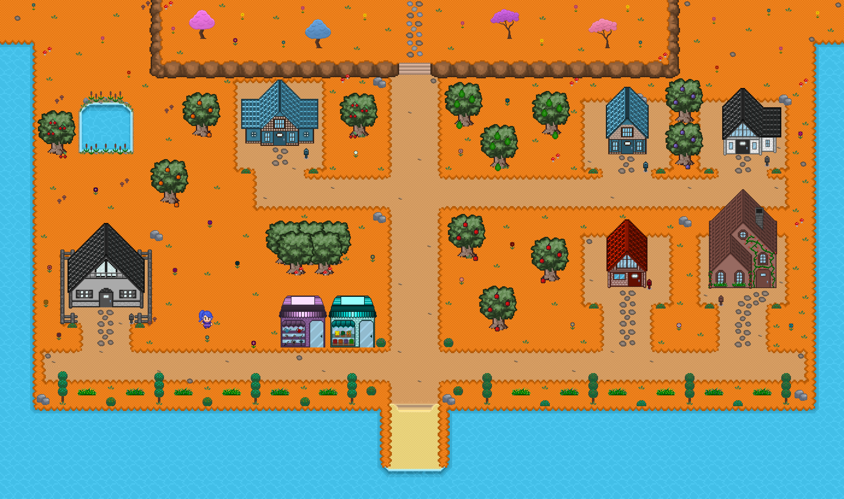 TileSet 2 Pixel art 2D by NinaPixelArt