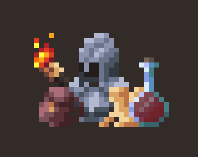 Small Fantasy Icon Pack 16x16 by benjineer