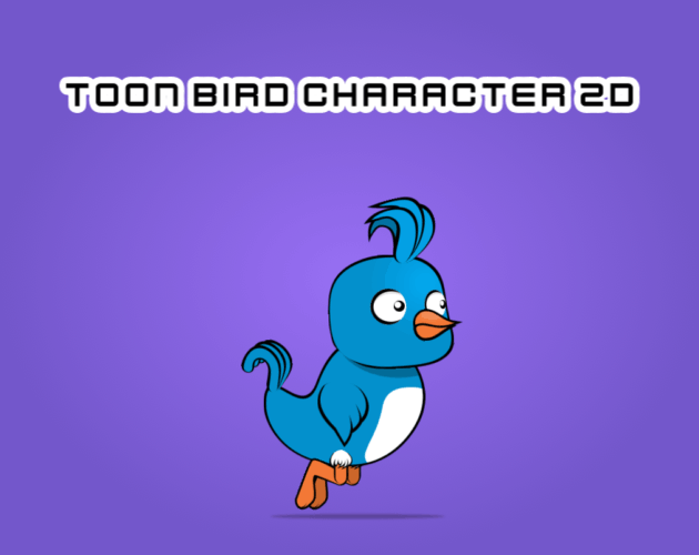 Toon Bird - Character 2D by Richard Oliveira