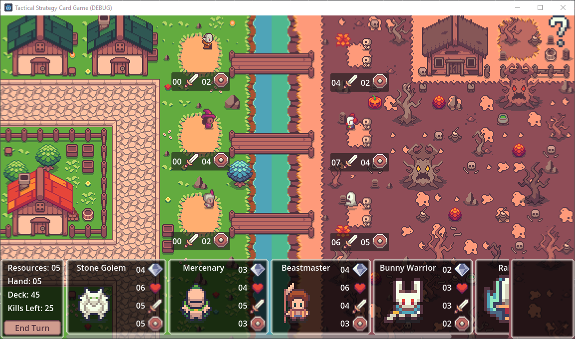 Tactical Strategy Card Game by Wizard With A Hat