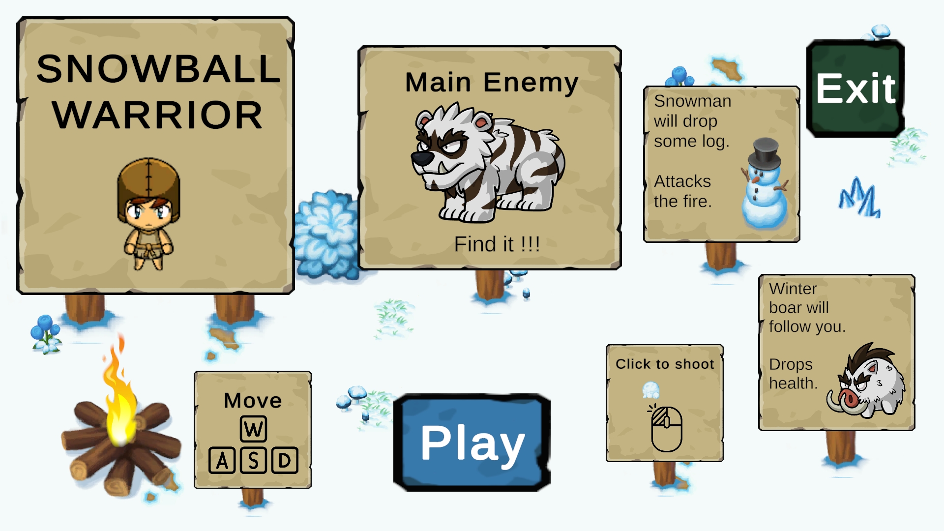 Snowball Warrior by robertkiszeli