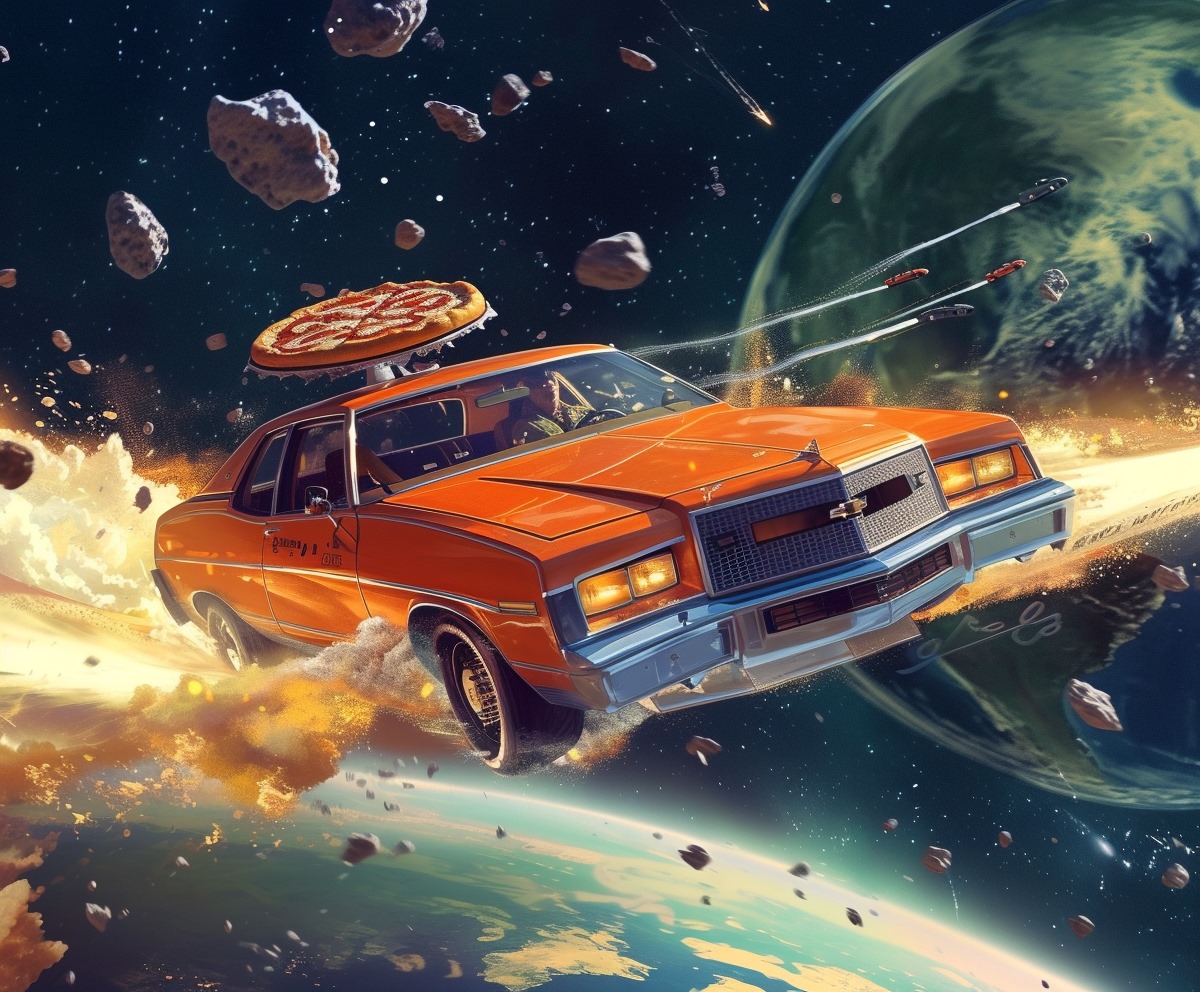 Galactic Pizza Run by Itay Aharon