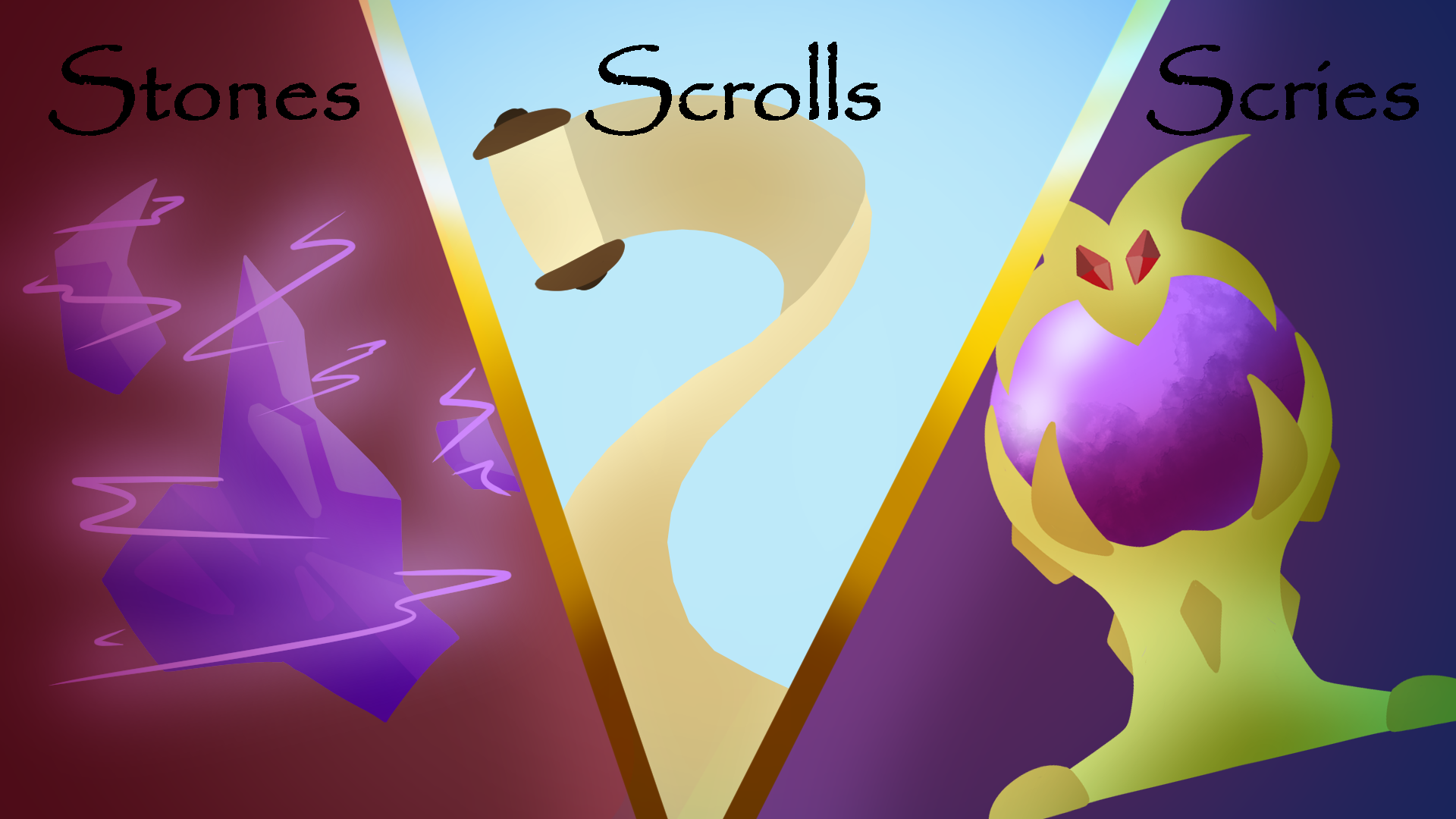 Stones, Scrolls And Scries by SniperScope404