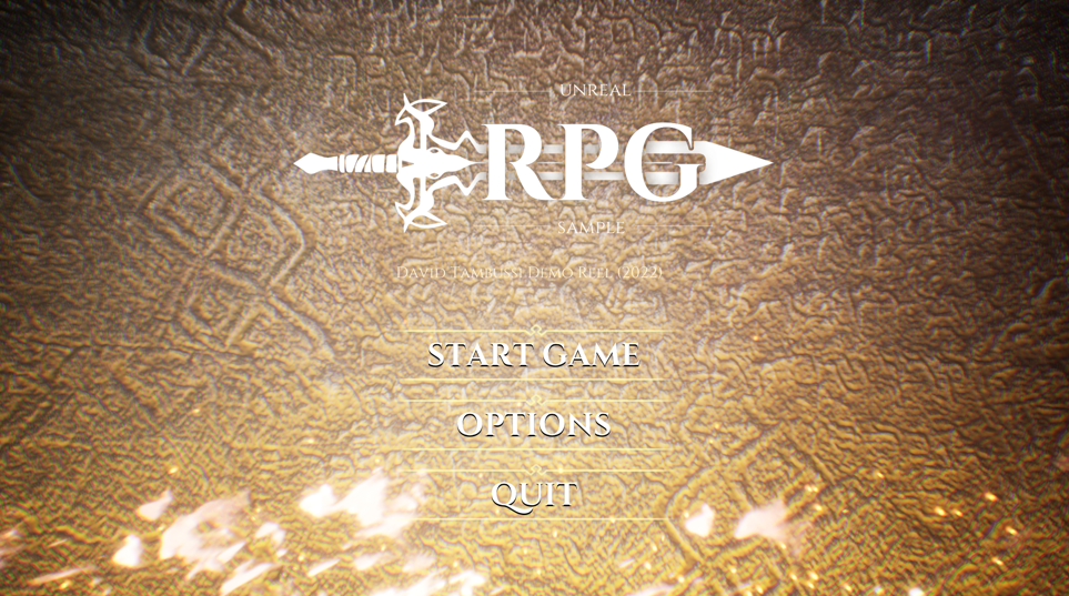 Action RPG - Sound Design Dem by davefuzz