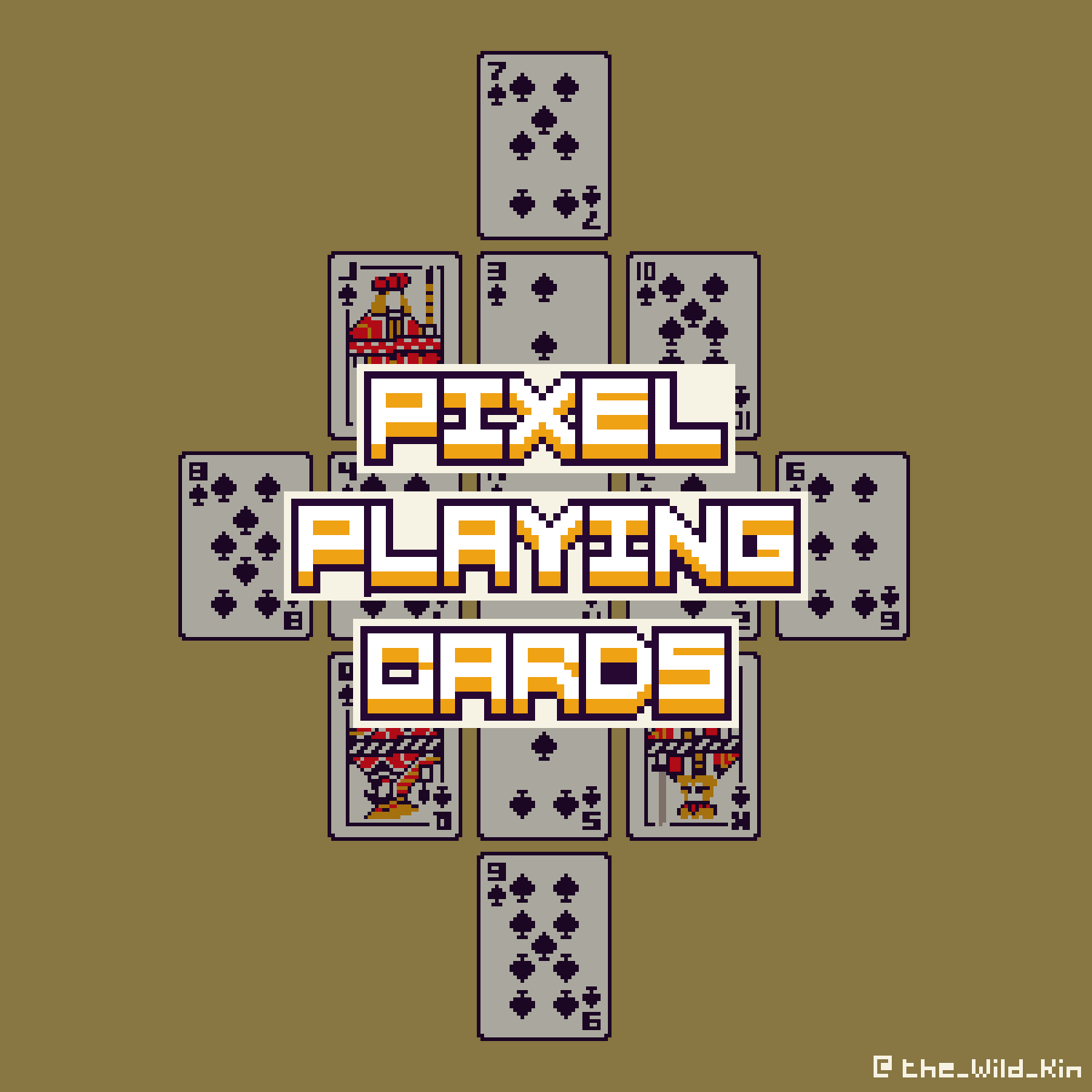 Kin Pixel Playing Cards by KIN