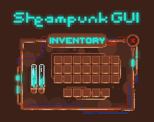 SteamPunk Menu UI by Finnmercury