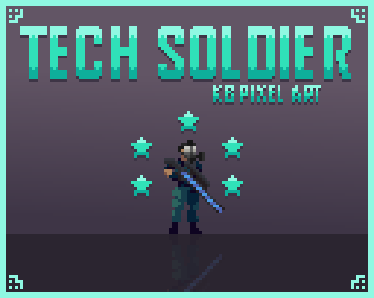 Tech Soldier Enemy by KBPixelArt