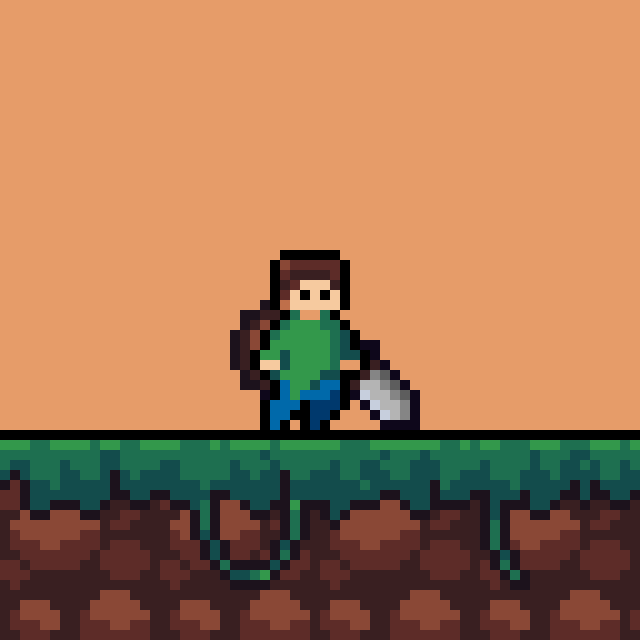 Character man for plataform || All animations || Pixel art by Arius