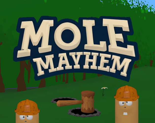 Mole Mayhem VR (WebXR) by yuripourre