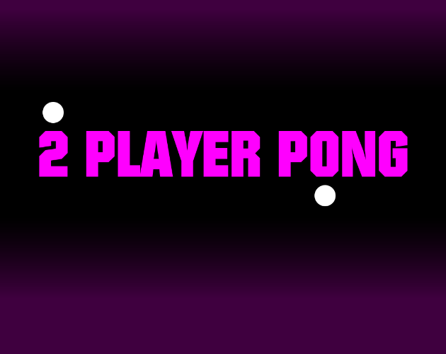 2 PLAYER PONG by Ricci, Hedgehug.Games